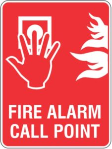 Fire Safety Sign/Stickers - fire Call Point - Southern Cross Industrial ...