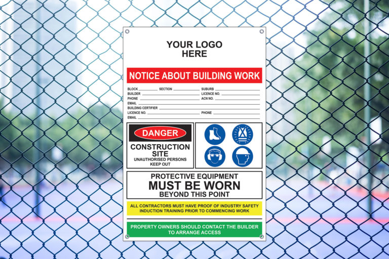 Custom Corflute Site Rules & Safety Combination Sign Packs - Southern ...